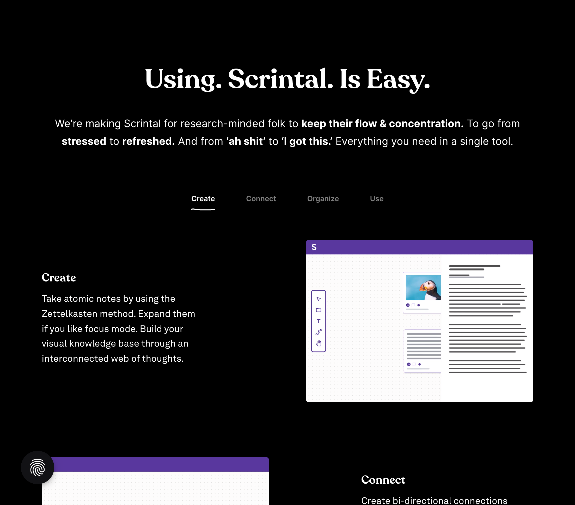 Scrintal | Tools for Academic Research | KausalFlow