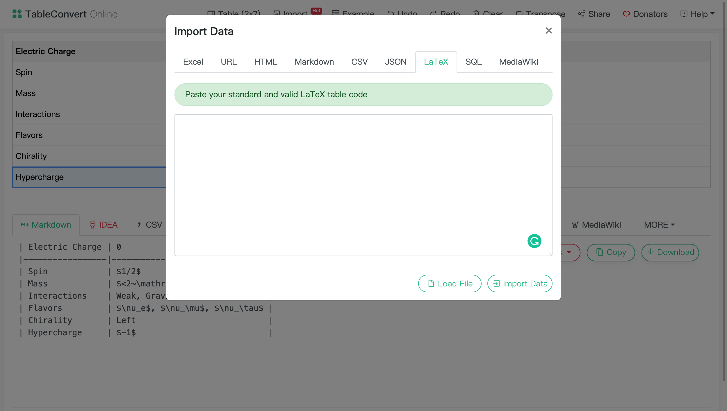 Table Convert Online | Tools for Academic Research | KausalFlow